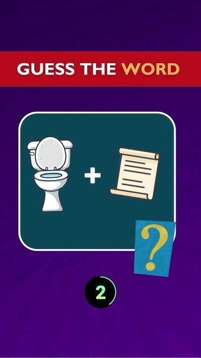 Can you Guess this Word by Emoji? #quizchallenge #emojiquiz - YouTube