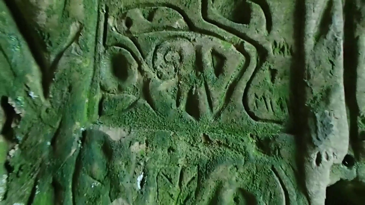 Luccombe Cave of Carvings 121220 - YouTube