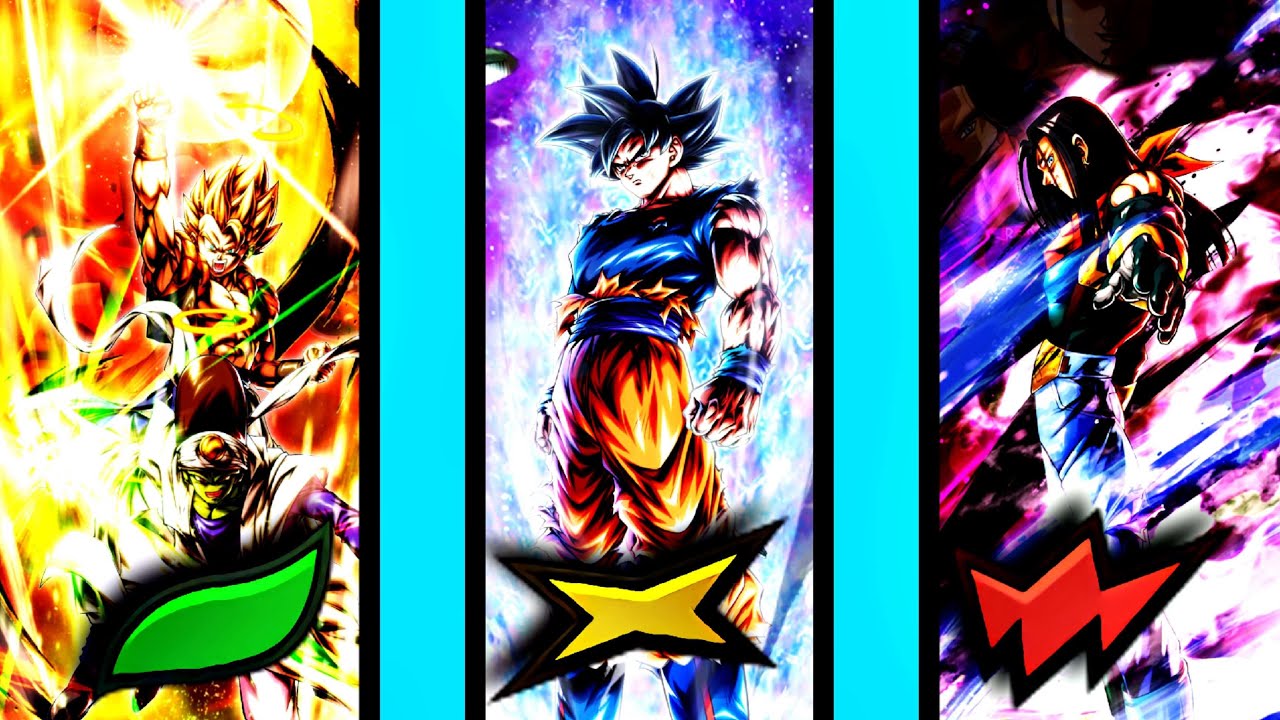The top 3 characters of each element factor (dragon ball legends) - YouTube