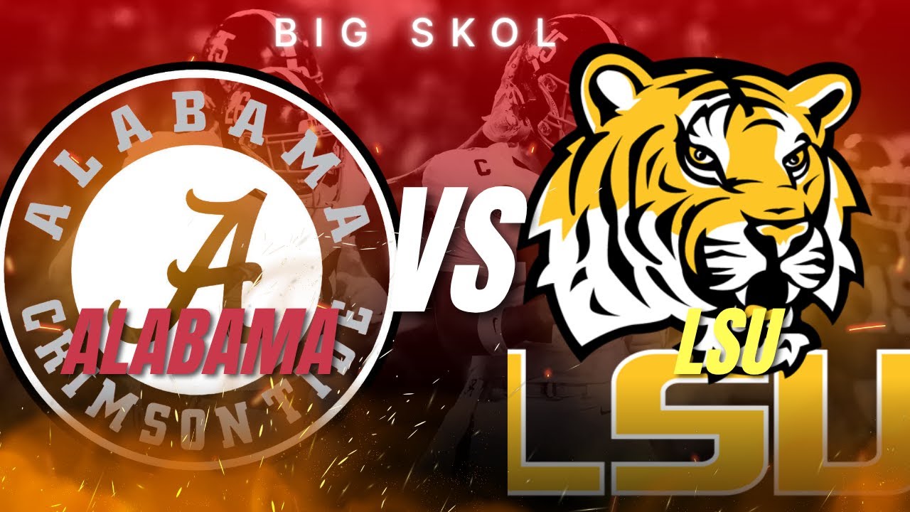ALABAMA VS LSU: LIVE STREAM..ROLL TIDE.. - YouTube