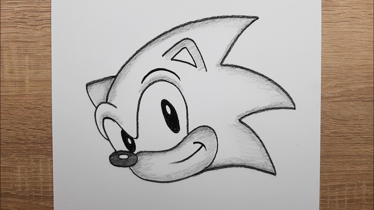 Kolay çizim fikirleri adım adım Sonic nasıl çizilir Karakalem çizimleri ...