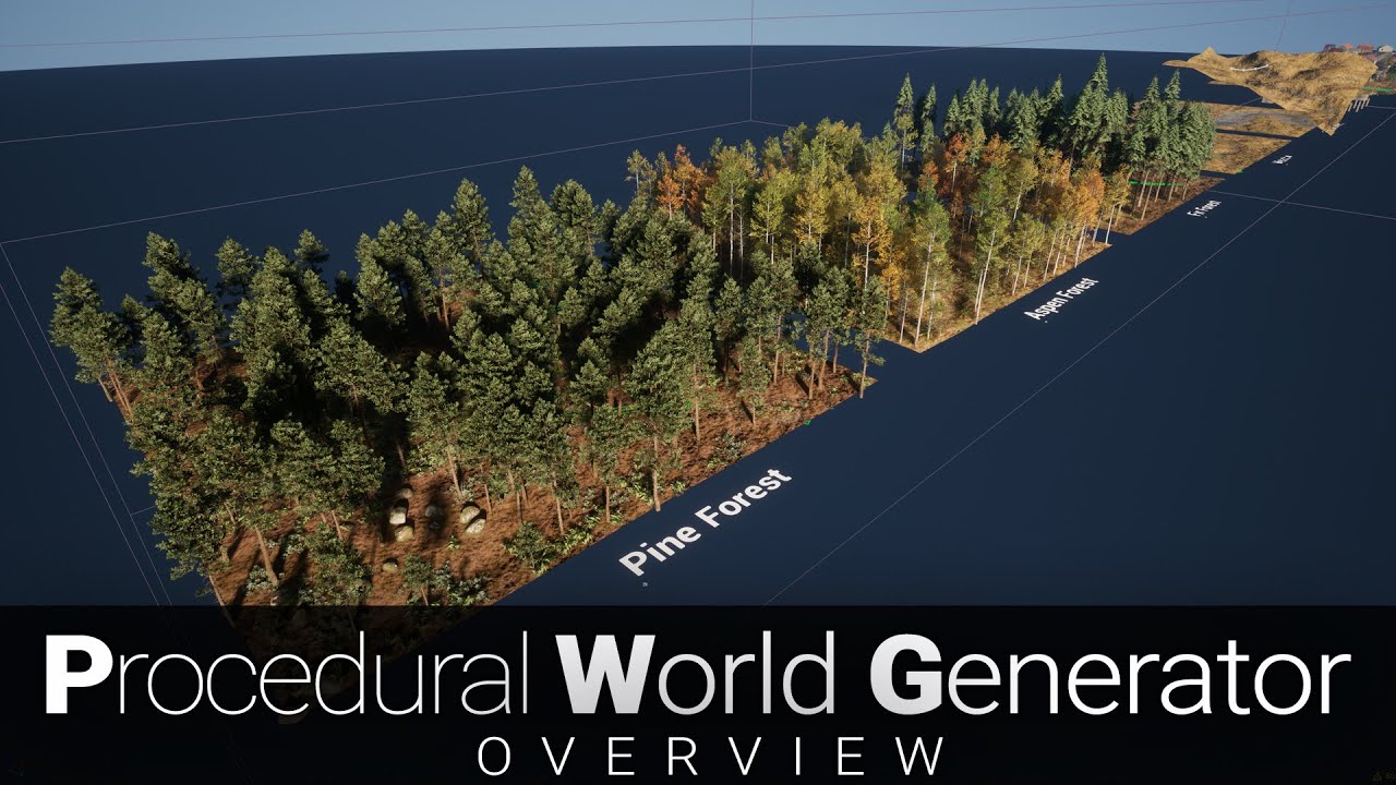 Procedural World Generator - Making of Overview MAP / #pcgaming #ue5 #unrealengine #gamedev #pcg ...
