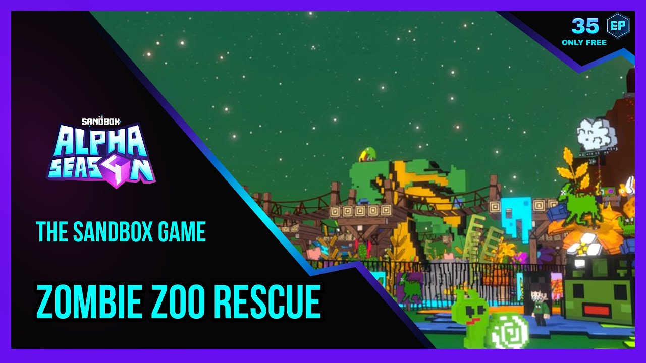 The Sandbox Game ALPHA SEASON 4 Zombie Zoo Rescue Walkthrough - YouTube