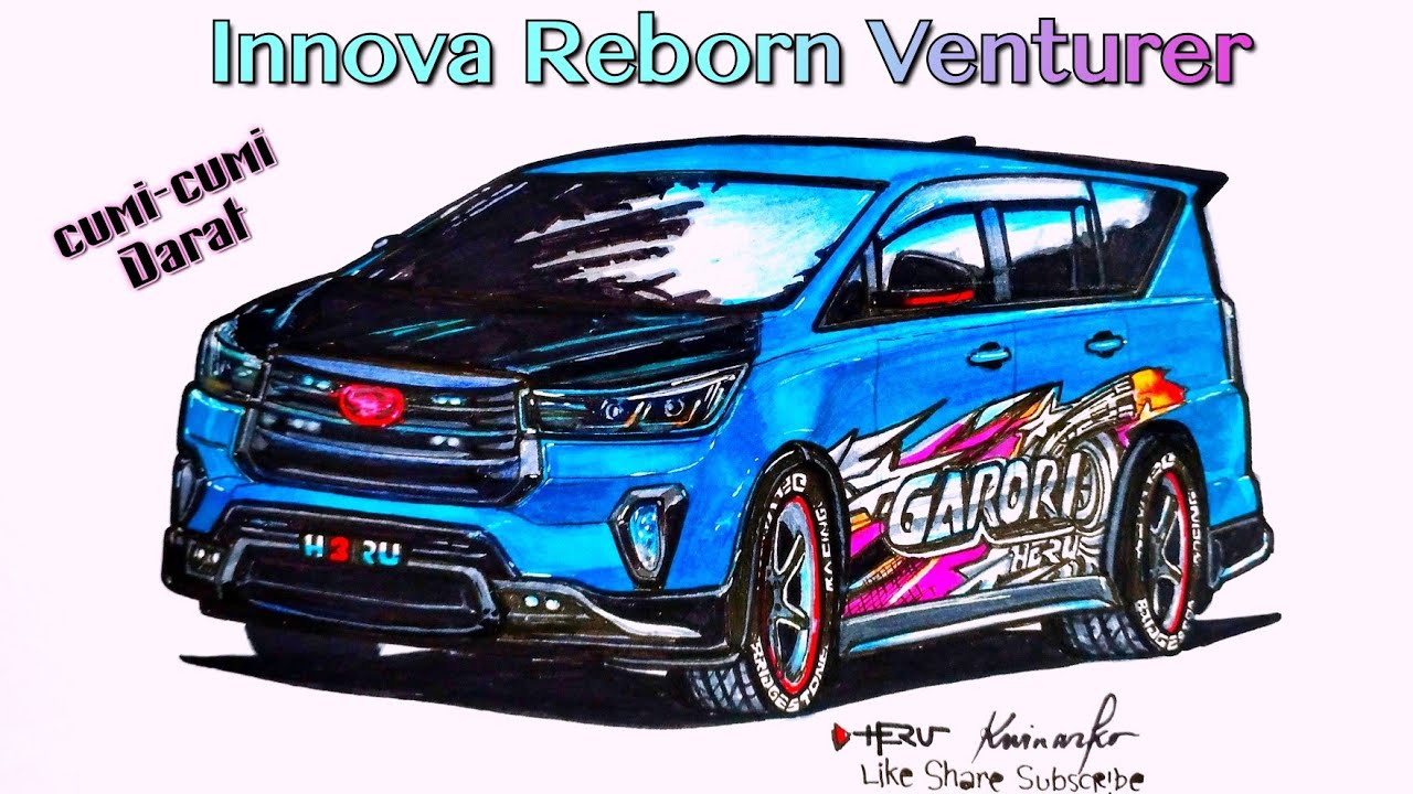 Innova Reborn Venturer GARORI,cara Menggambar Innova, cumi-cumi darat # ...