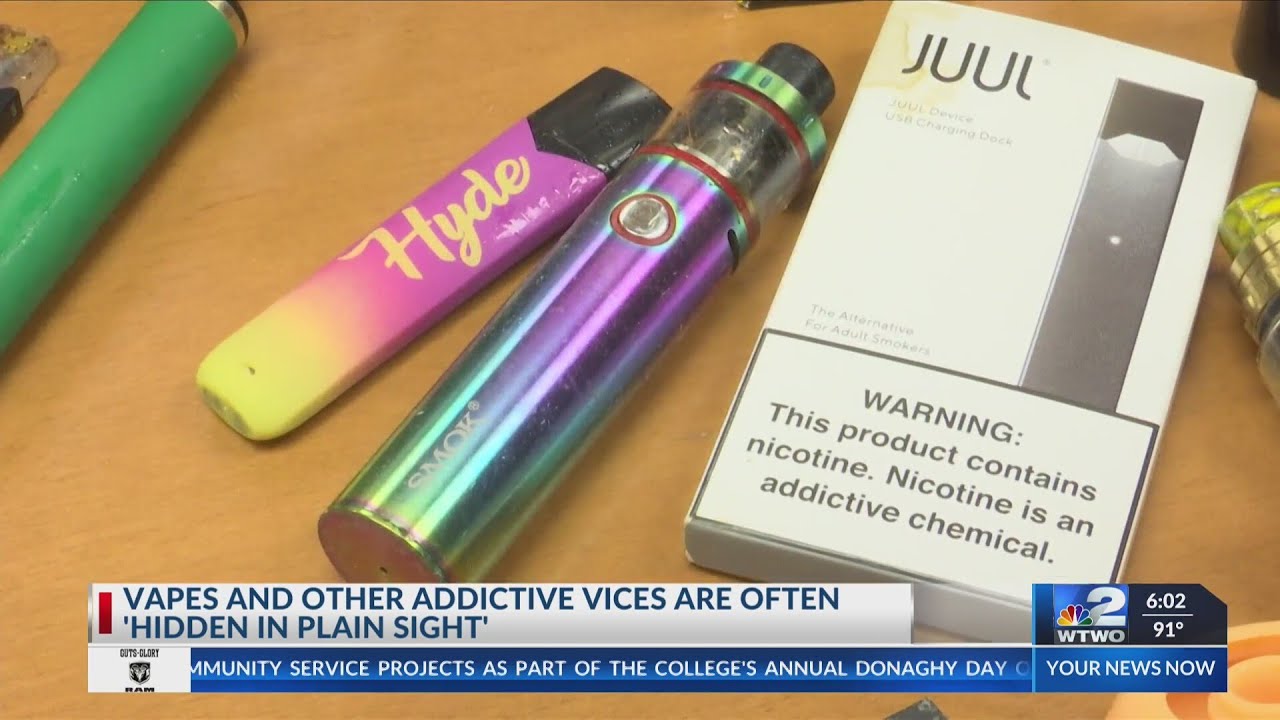Vapes and Other Addictive Vices Are Often Hidden In Plain Sight - YouTube