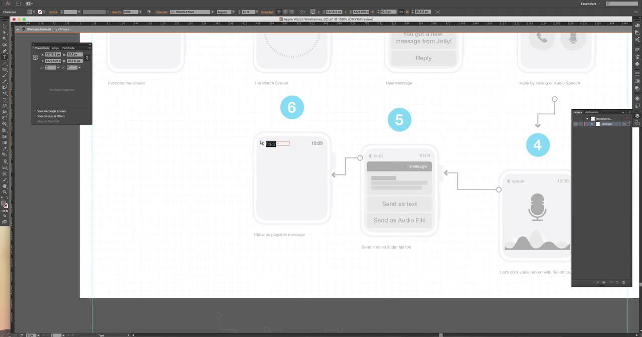 Designing for the Apple Watch with Wireframes - YouTube