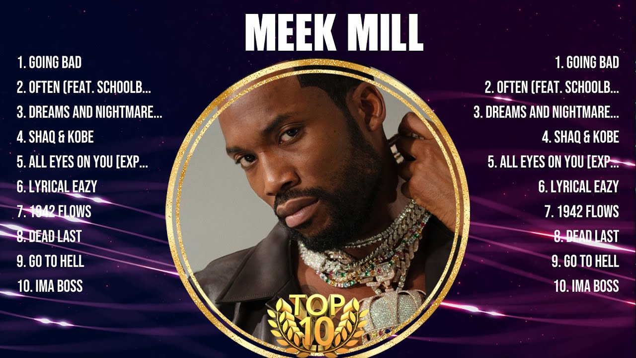Meek Mill Greatest Hits Full Album ️ Full Album ️ Top 10 Hits of All ...