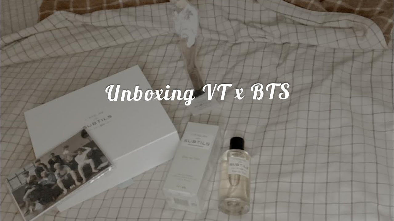 Unboxing VT x BTS "Eau de Vert (Suga)"[asmr] - YouTube