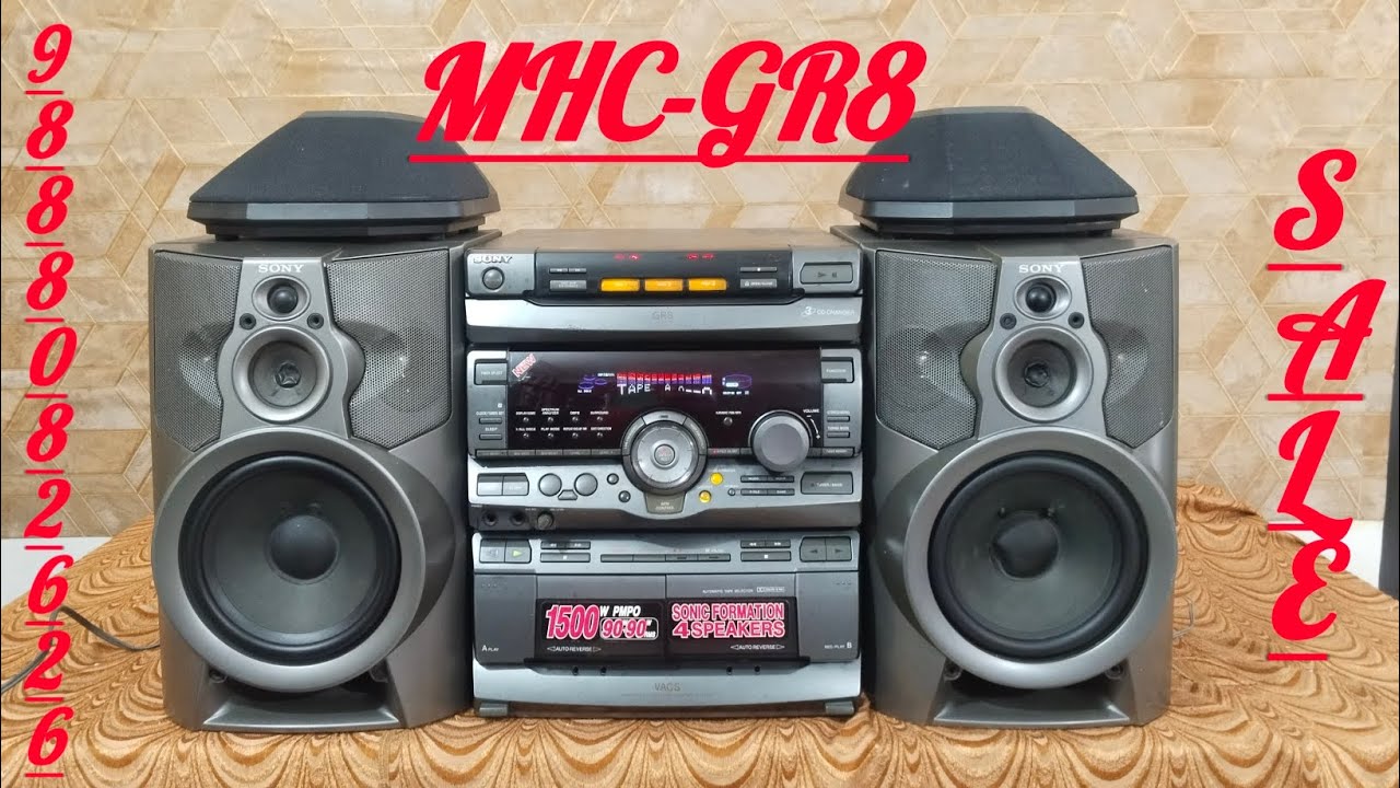 Sony MHC-GR8 #vintage #amplifier (sold out) - YouTube