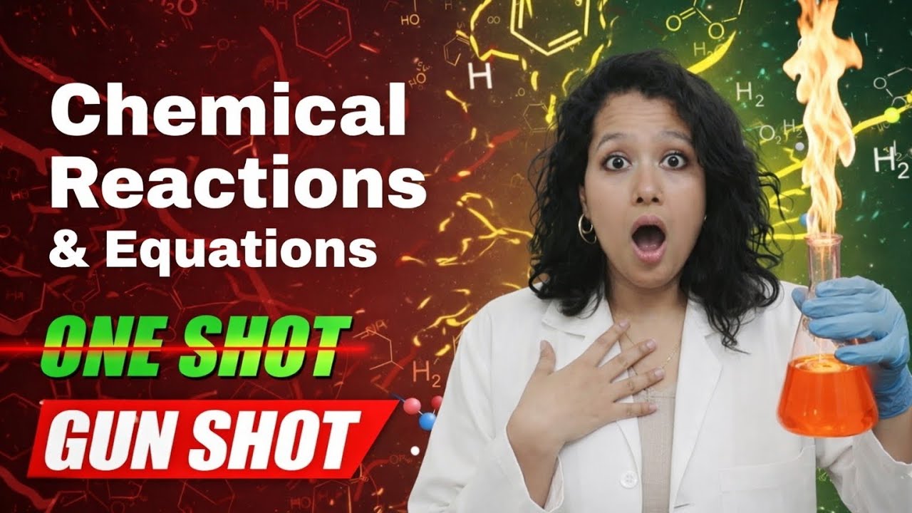 Chemical Reactions one shot video - 👉 One chapter that controls your ...