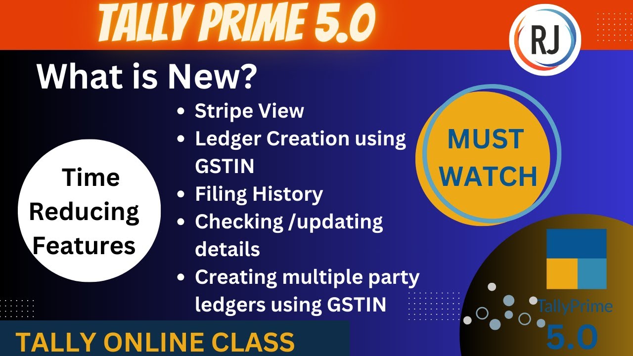 Tally Prime 5.0||All new features||Explained|| - YouTube