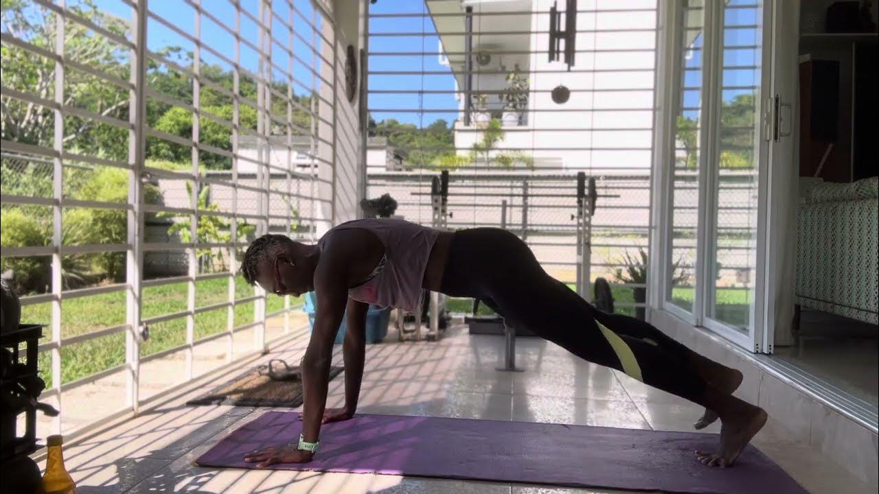Plank Jack Exercise Demo - YouTube