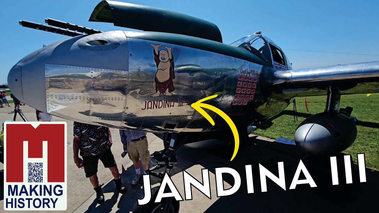 P-38 Lighting "JANDINA III" at EAA Airventure 2025 - YouTube