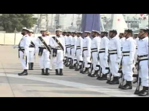 Induction ceremony of third F-22P Frigate PNS SAIF - YouTube