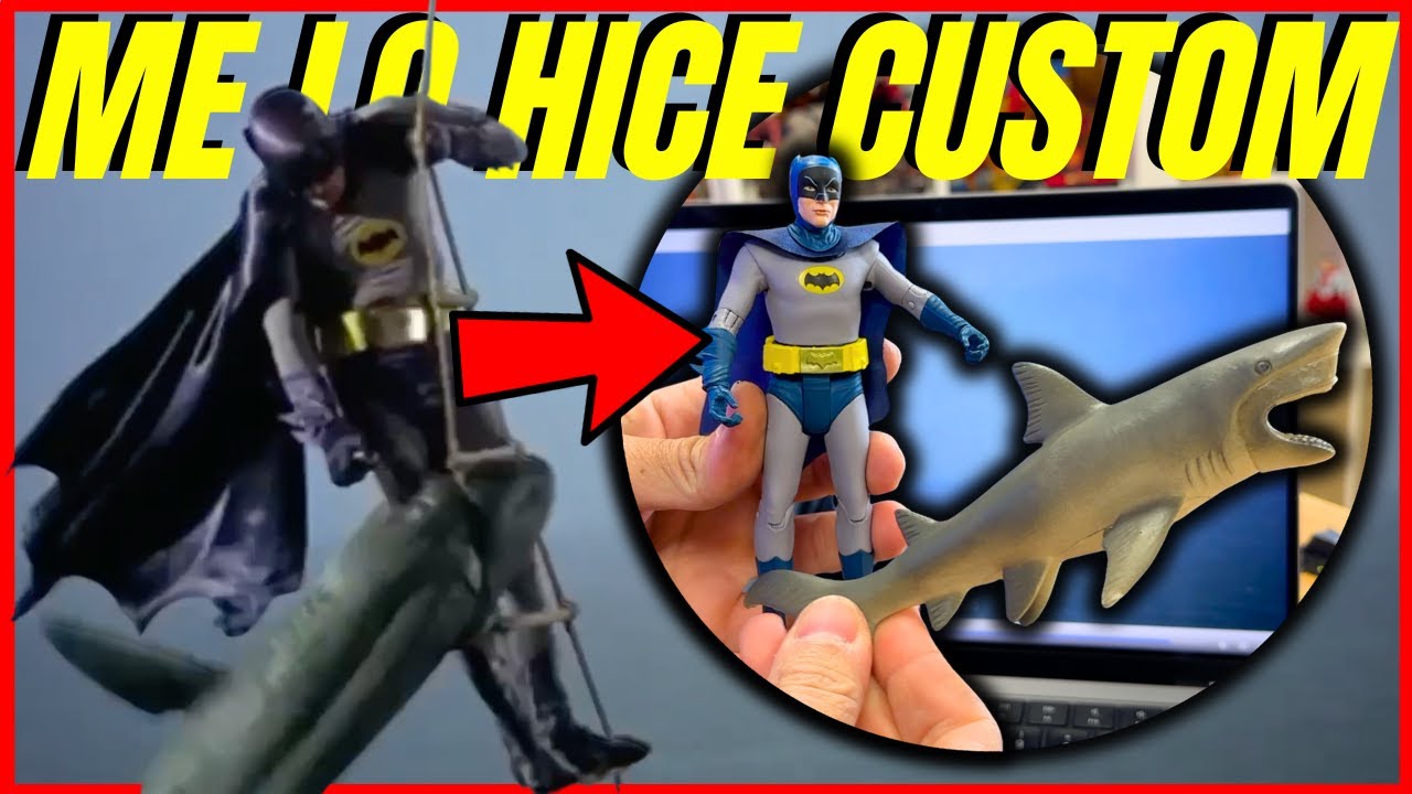 ¡Me hago un CUSTOM de la escena de BATMAN y el BAT-SPRAY ANTI-TIBURONES ...