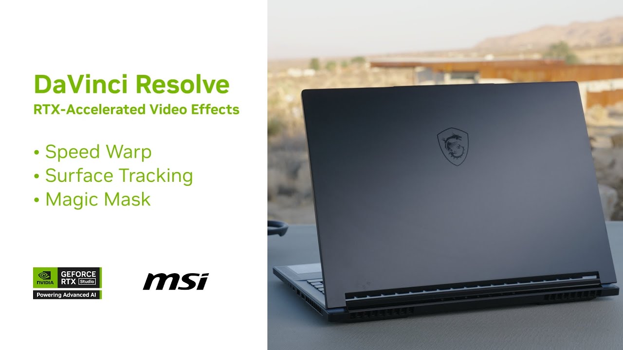 DaVinci Resolve | RTX-Accelerated Effects | Speed Warp, Surface Tracker ...