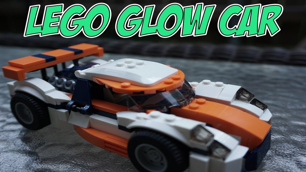 LEGO Creator 3in1 Sunset Track Racer | Glow in the Dark Mode - YouTube