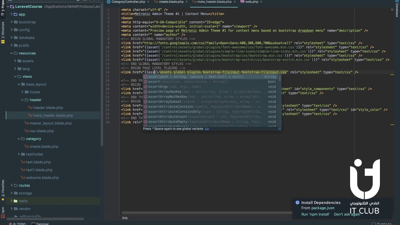 Create From using Metronic 2018 - YouTube