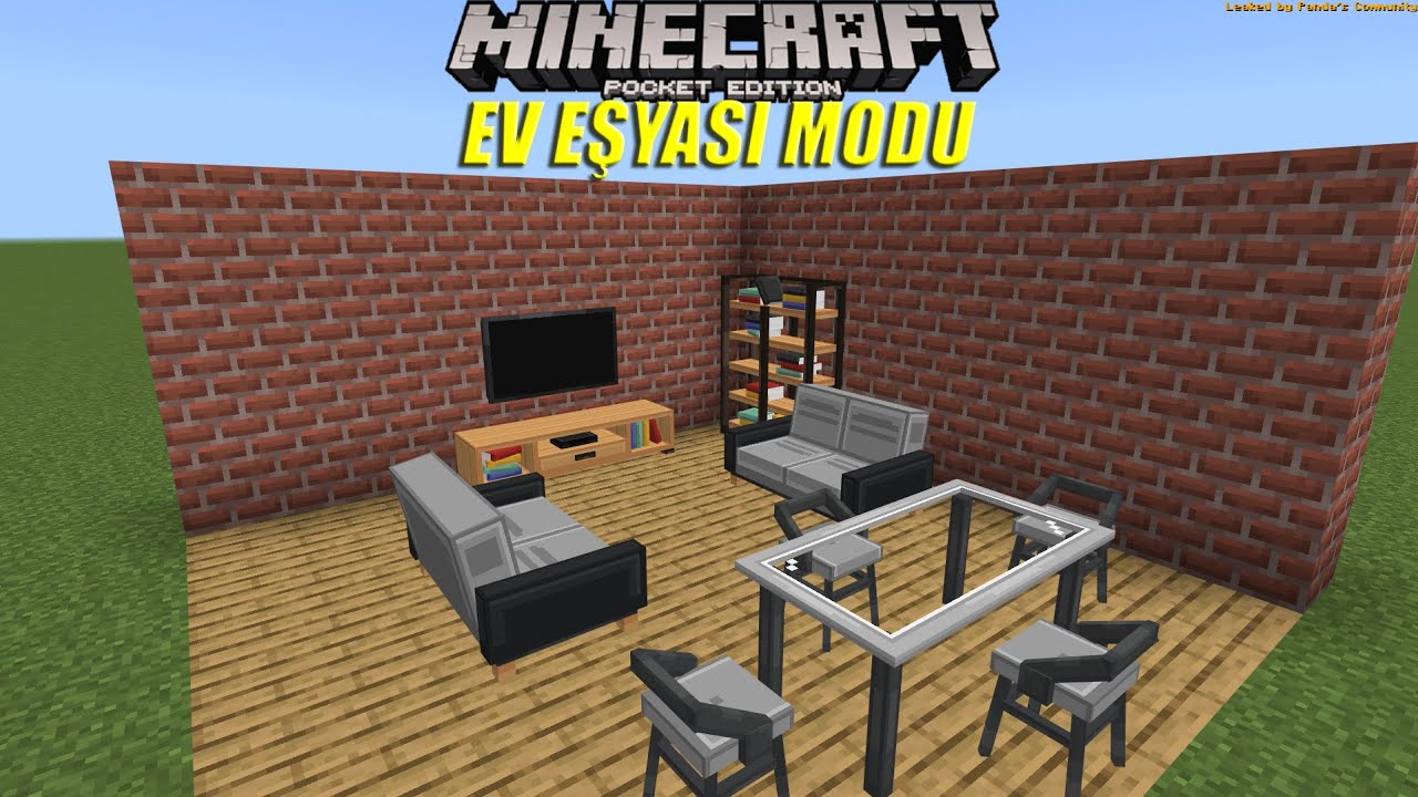 Ev eşyası modu MİNECRAFT PE|1.21 - YouTube