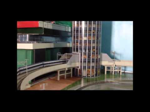 N Scale Kato Shinkansen Layout - YouTube