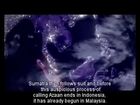 MIRACLE AZAN NEVER STOPS ALL AROUND THE WORLD...  (EZAN MIRACLE)