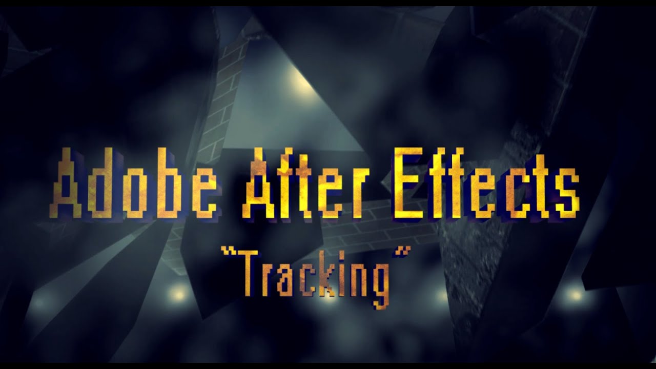 Adobe After Effects 14: Tracking (Motion Track) - YouTube