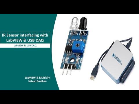 Infrared Sensor Interfacing with LabVIEW (IR sensor) USB 6009 Demonstration #LabVIEW - YouTube