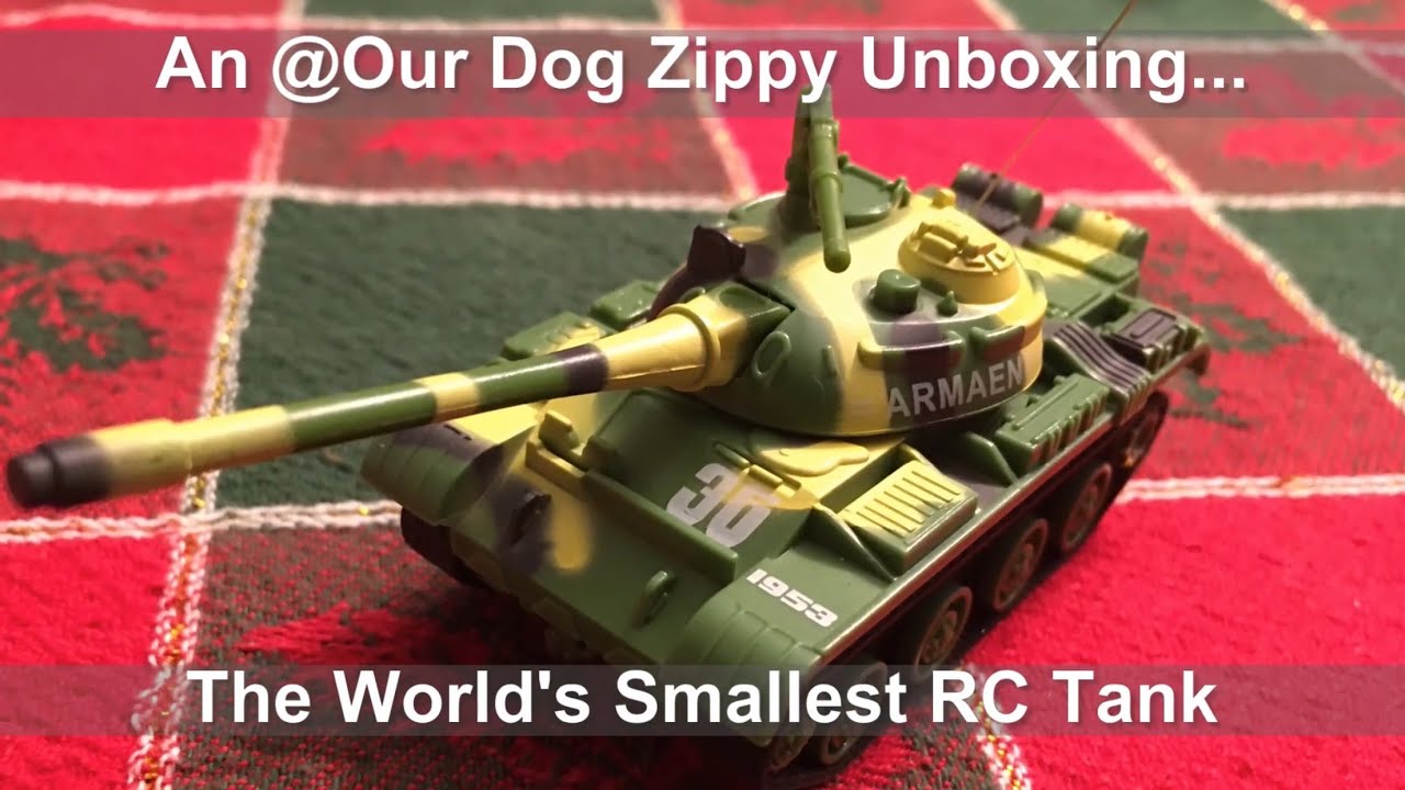 The World's Smallest RC Tank (Hobby Lobby) SHANTOU MIDO TOYS Unboxing ...
