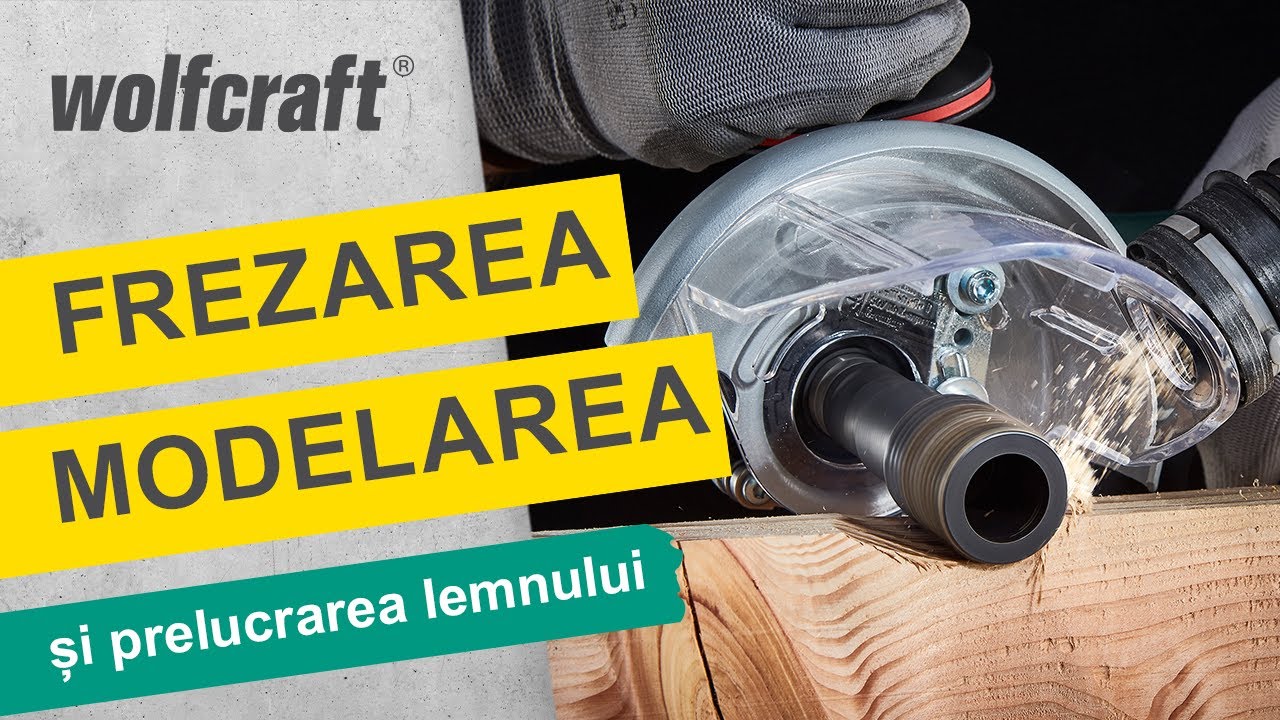 Set pentru prelucrarea lemnului pentru polizoare unghiulare |wolfcraft - YouTube