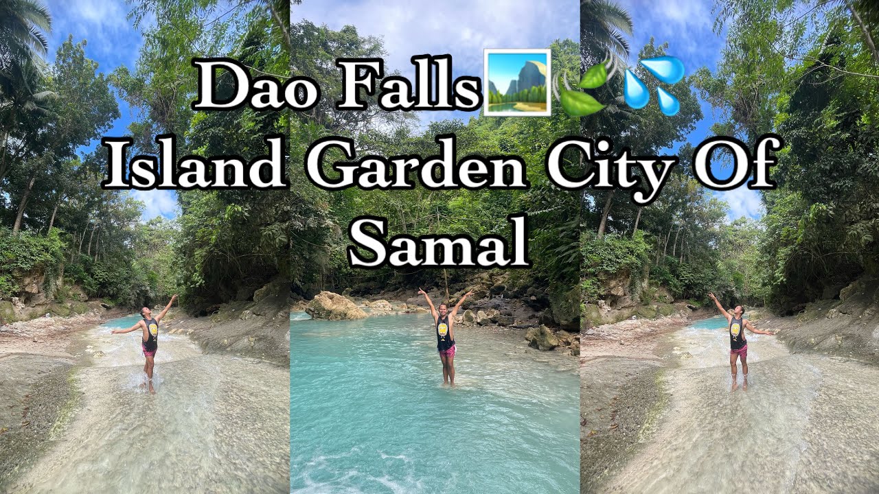 DAO FALLS ISLAND GARDEN CITY OF SAMAL #nature #travel #adventure - YouTube