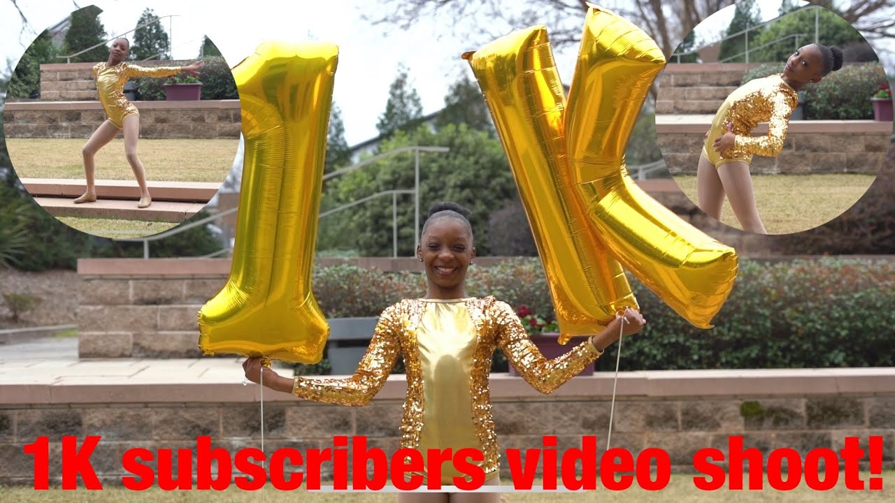 My 1K Subscribers Video Shoot! - YouTube