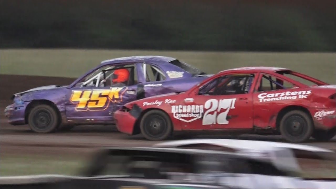Salina Speedway 8-9-25 IMCA Sport Compacts - YouTube