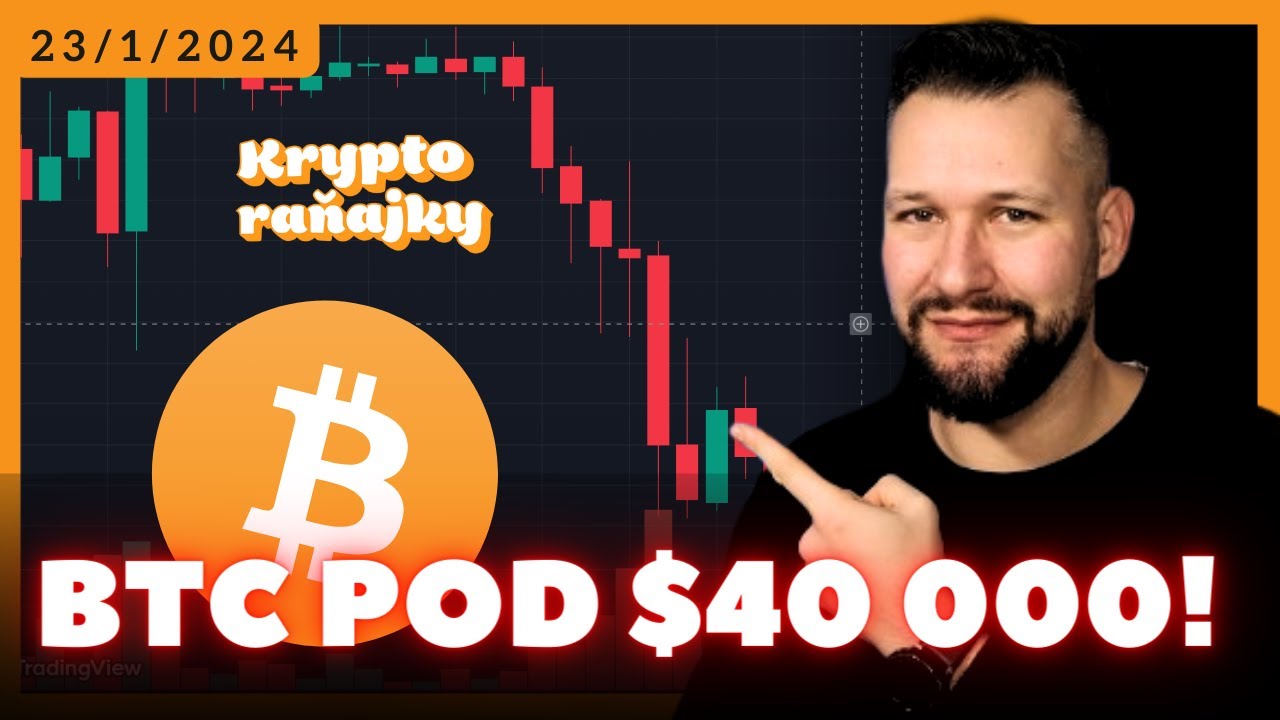 Bitcoin Padol Pod $40 000 !! #BTC #kryptoraňajky - YouTube