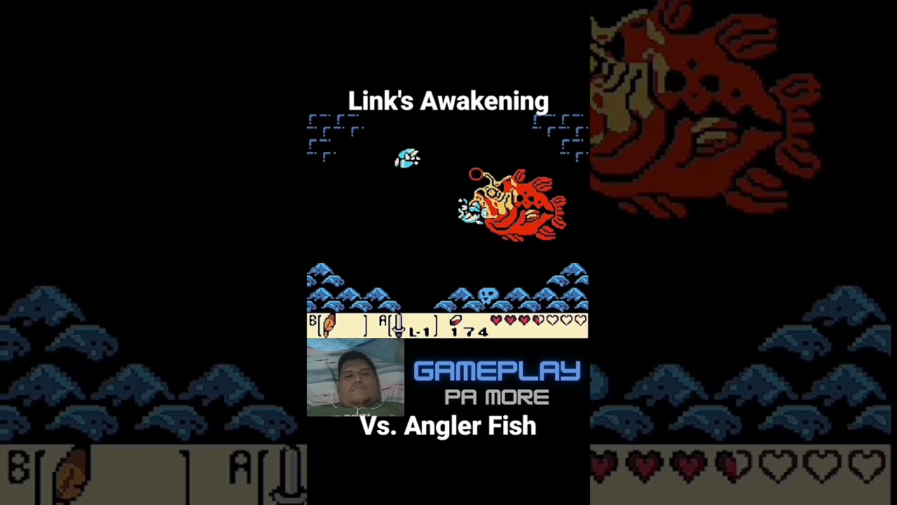 Link's Awakening DX boss fight vs. Angler Fish #youtubegaming # ...