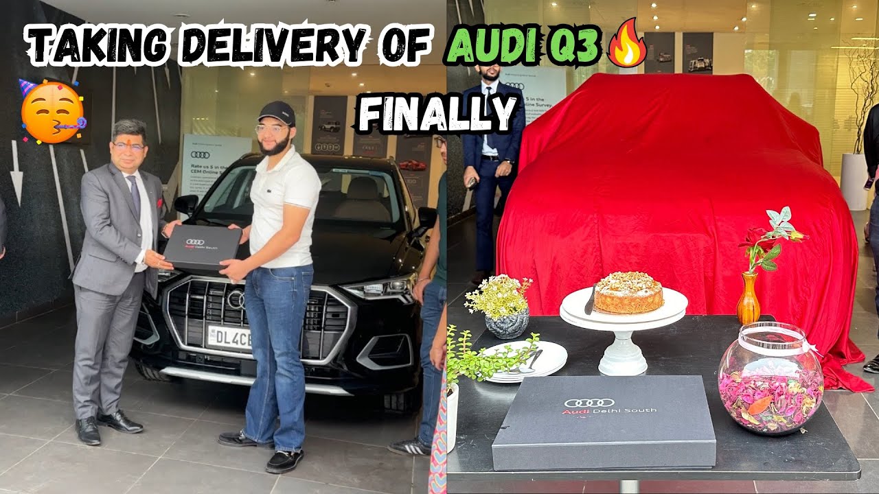 FINALLY TAKING DELIVERY OF AUDI Q3 TECHNOLOGY 🥳 - YouTube