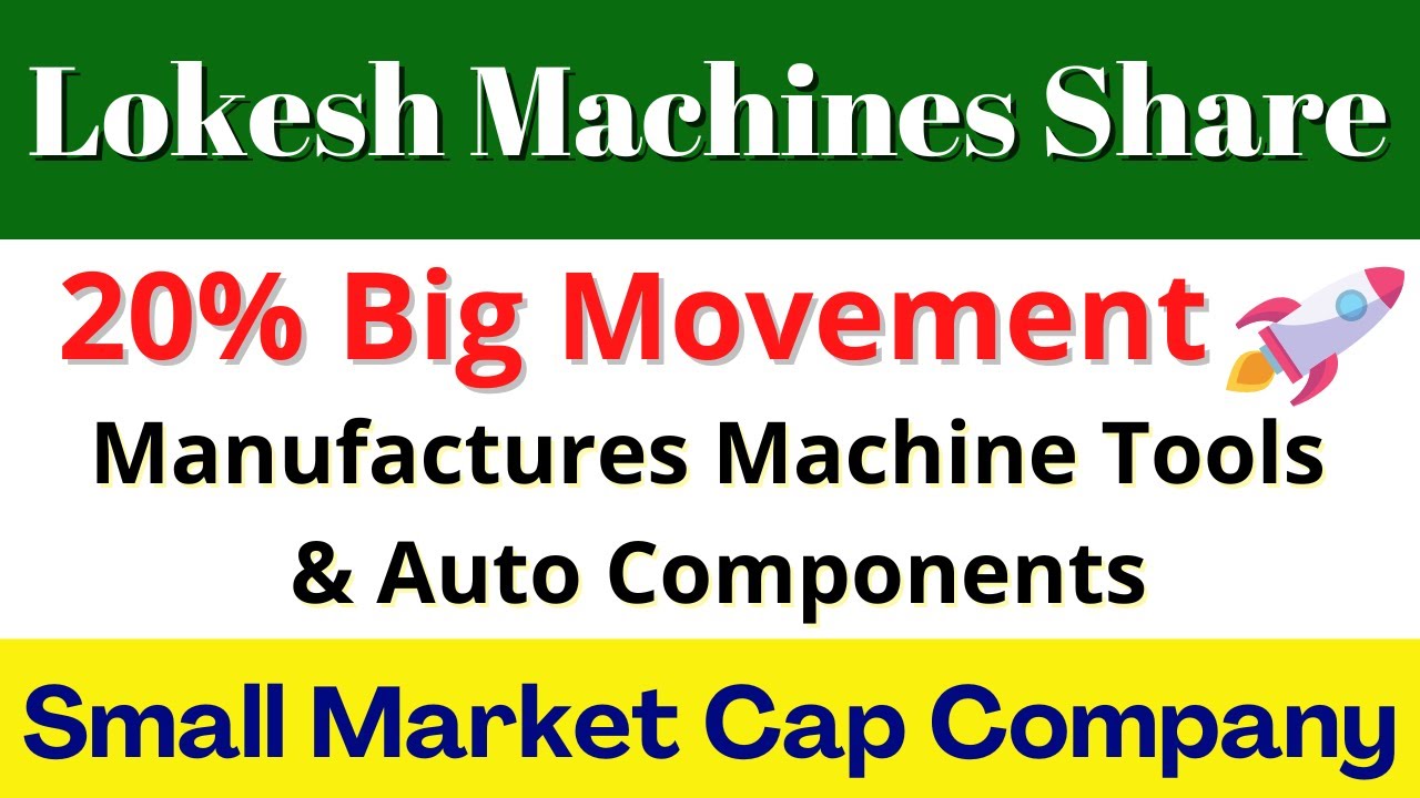 Lokesh Machines Multibagger Share 20% Big Movement Today Small Market ...