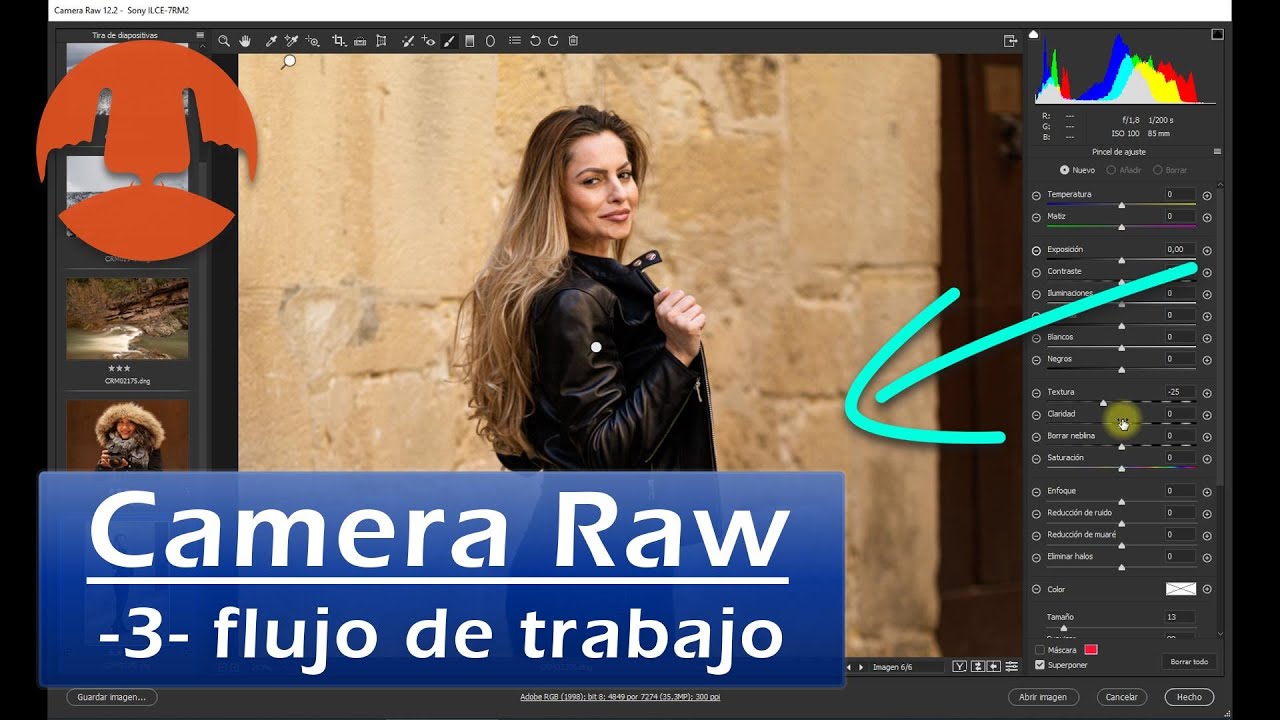 Tutorial Camera Raw -3- Flujo de trabajo - YouTube