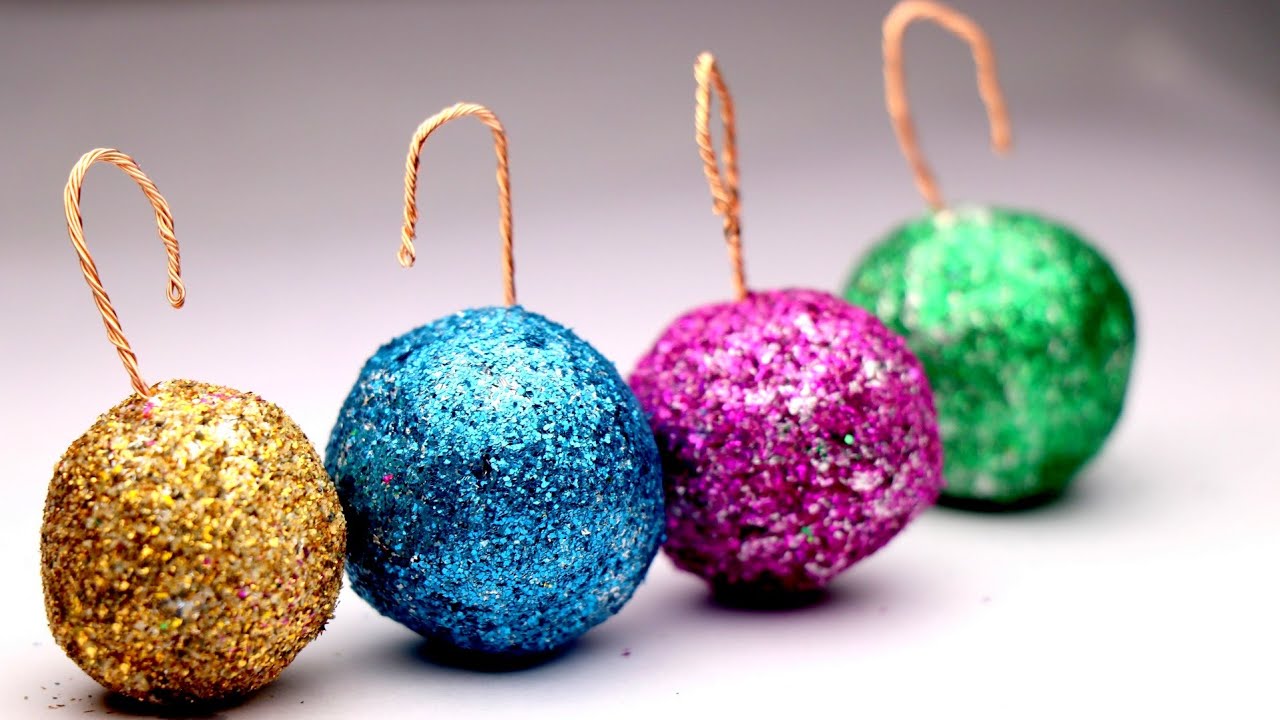How to make Christmas Balls | Christmas ball using Foil | DIY Christmas ...