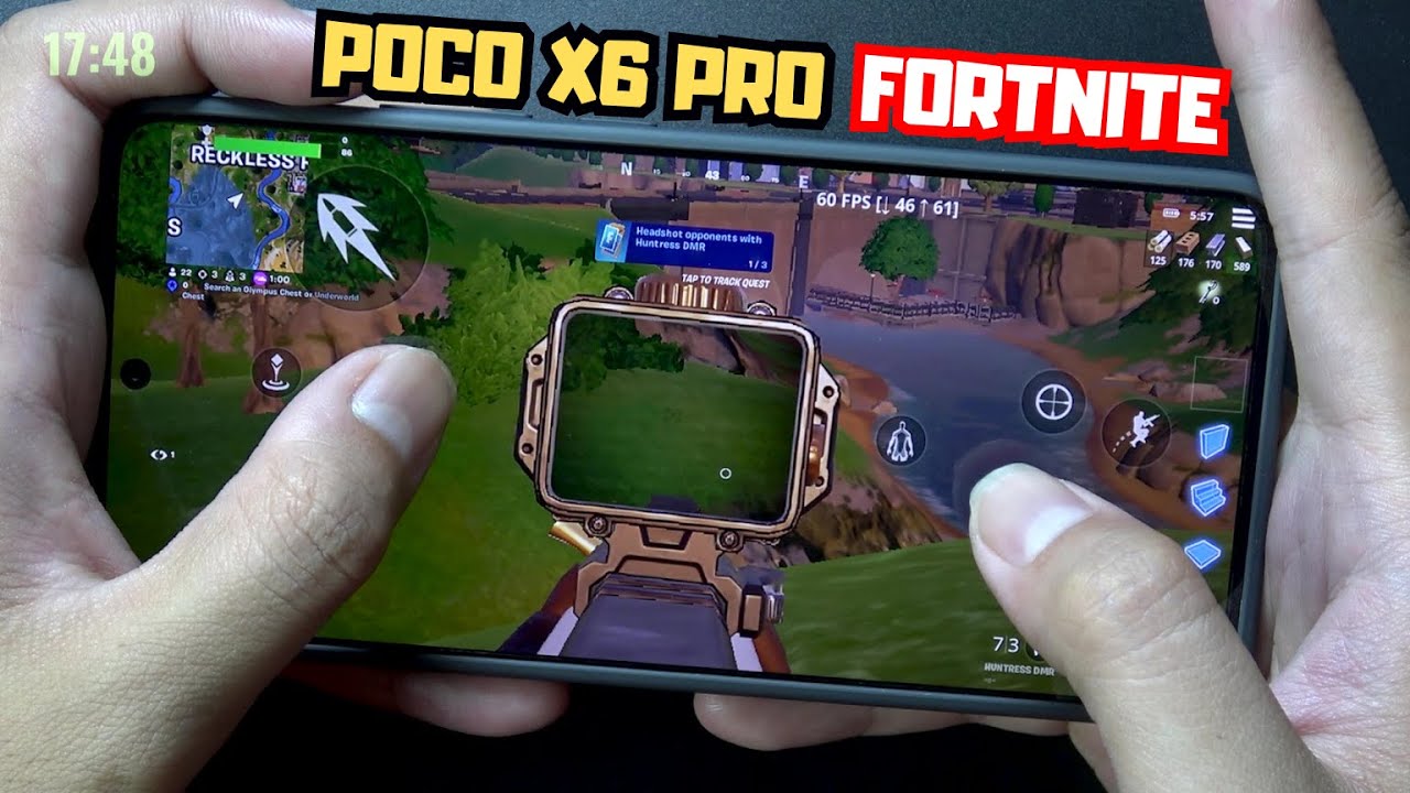 Test game Fortnite on Poco X6 Pro | Phone Gaming - YouTube