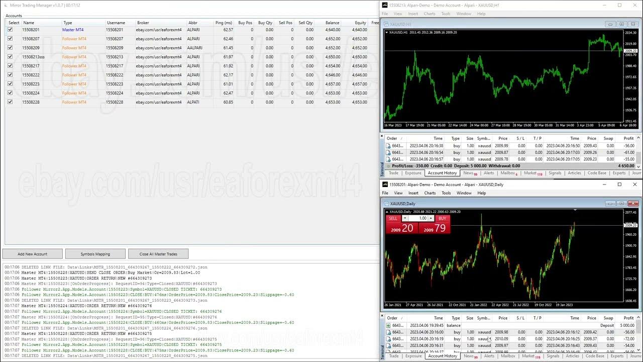 Copy Trade MT4&MT5 API Mirror trading api without Terminal - YouTube