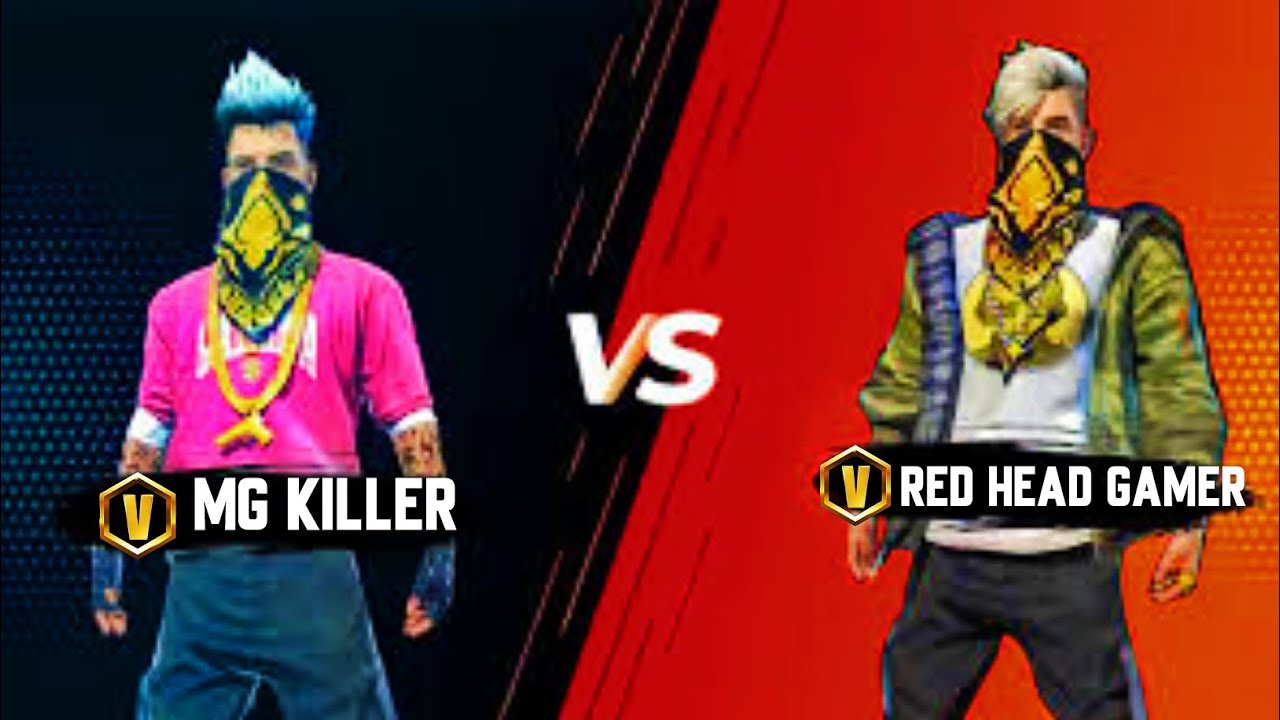 CUSTOM Gameplay 1 VS 1 || MG KILLER VS RED HEAD GAMER || - YouTube