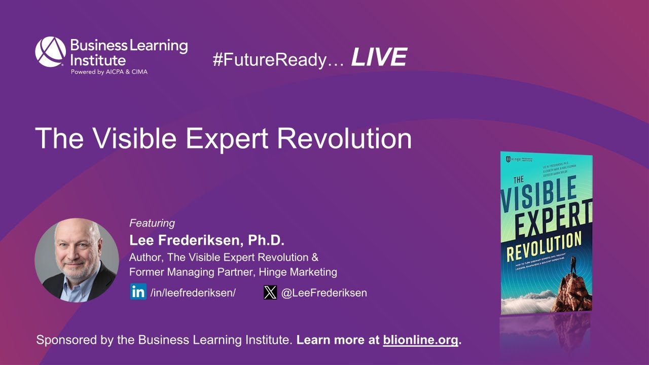 The Visible Expert Revolution - YouTube