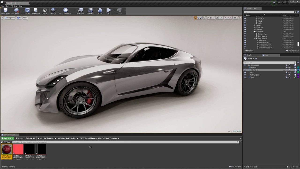 Rendering an AxF File in Unreal Engine - YouTube
