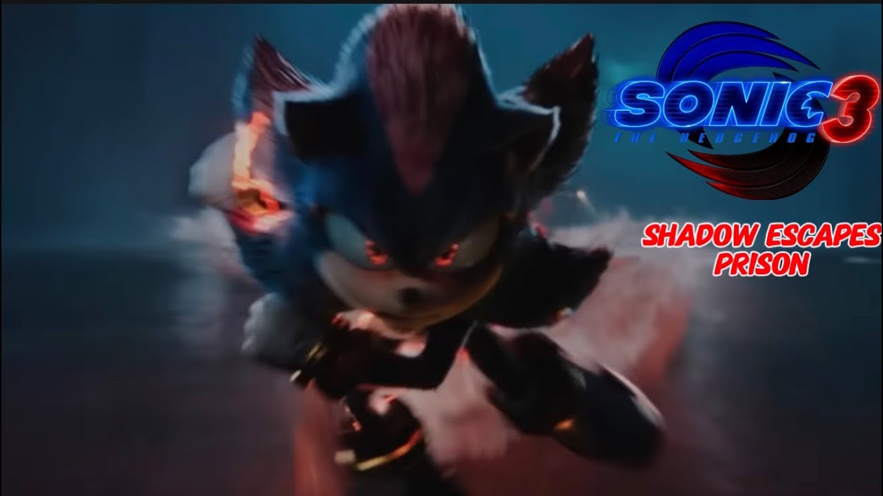 Sonic The Hedgehog 3 Shadow Escapes From Prison - YouTube