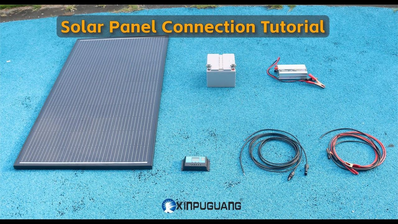 Solar Panel Connection Tutorial - YouTube