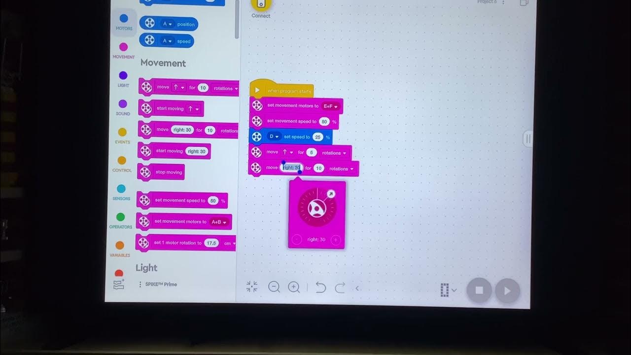 Spike prime programming 101 - YouTube