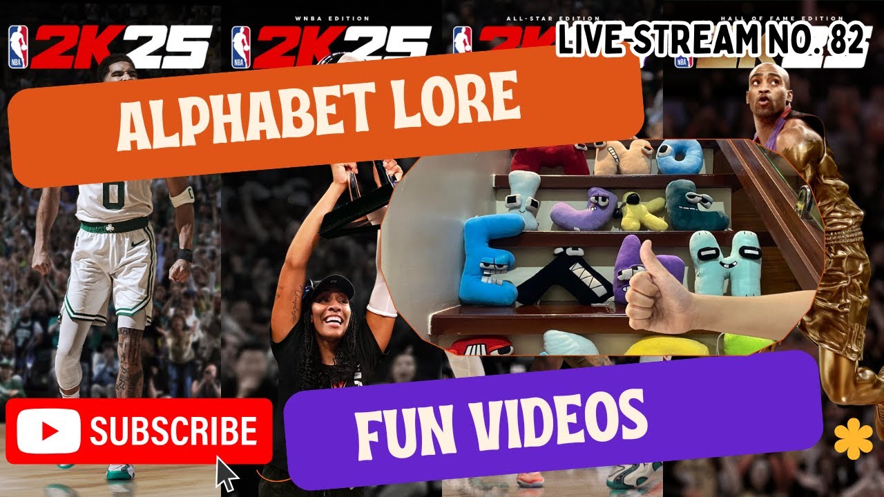 Alphabet Lore (A - Z...) | NBA 2k2 PS5 Gameplay | Spanish Alphabet Song ...