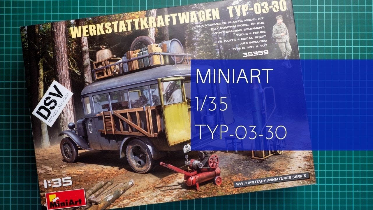 Miniart 1/35 Werkstattkraftwagen Typ-03-30 (35359) Review - YouTube
