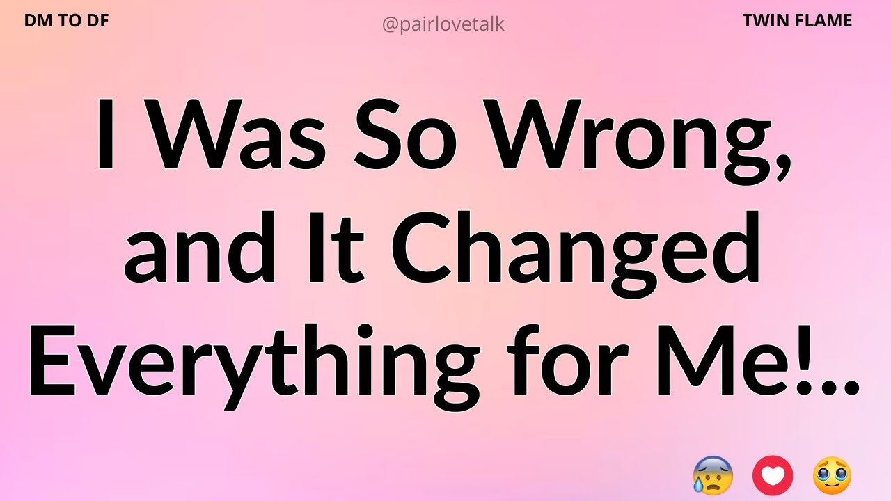 DM 💌 I Was So Wrong, and It Changed Everything for Me!...😣 DM TO DF 🖤 ...