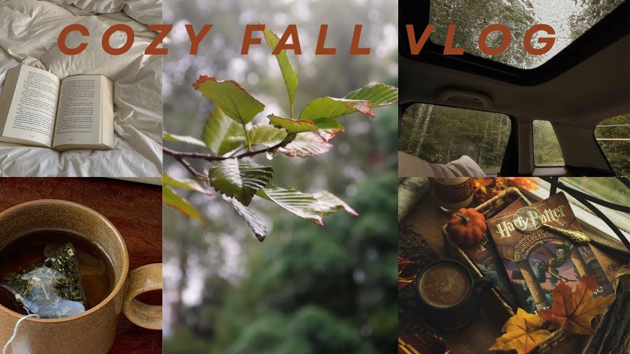 cozy fall activities: autumn baking and unboxing my new kindle - YouTube